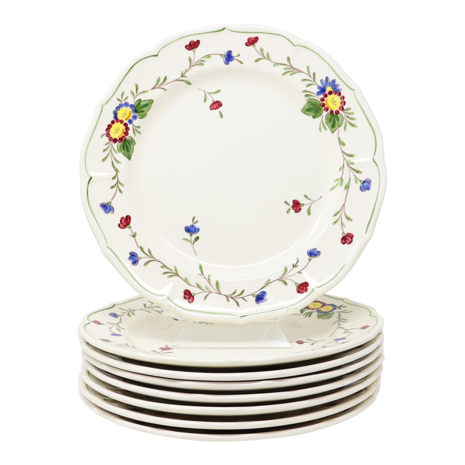 Vintage Metlox Poppytrail Quail Ridge Dinner Plates - 8 Pieces | Chairish