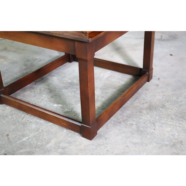 Mid Century Step Side Table With Drawer Danish Style End Night Stand 50 ...