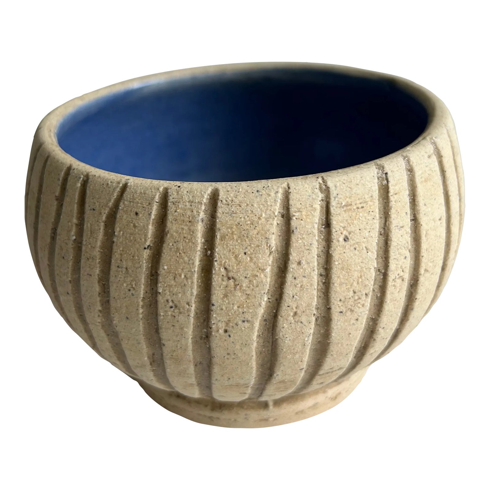 2000s Decorative Cream Ceramic Bowl | Chairish