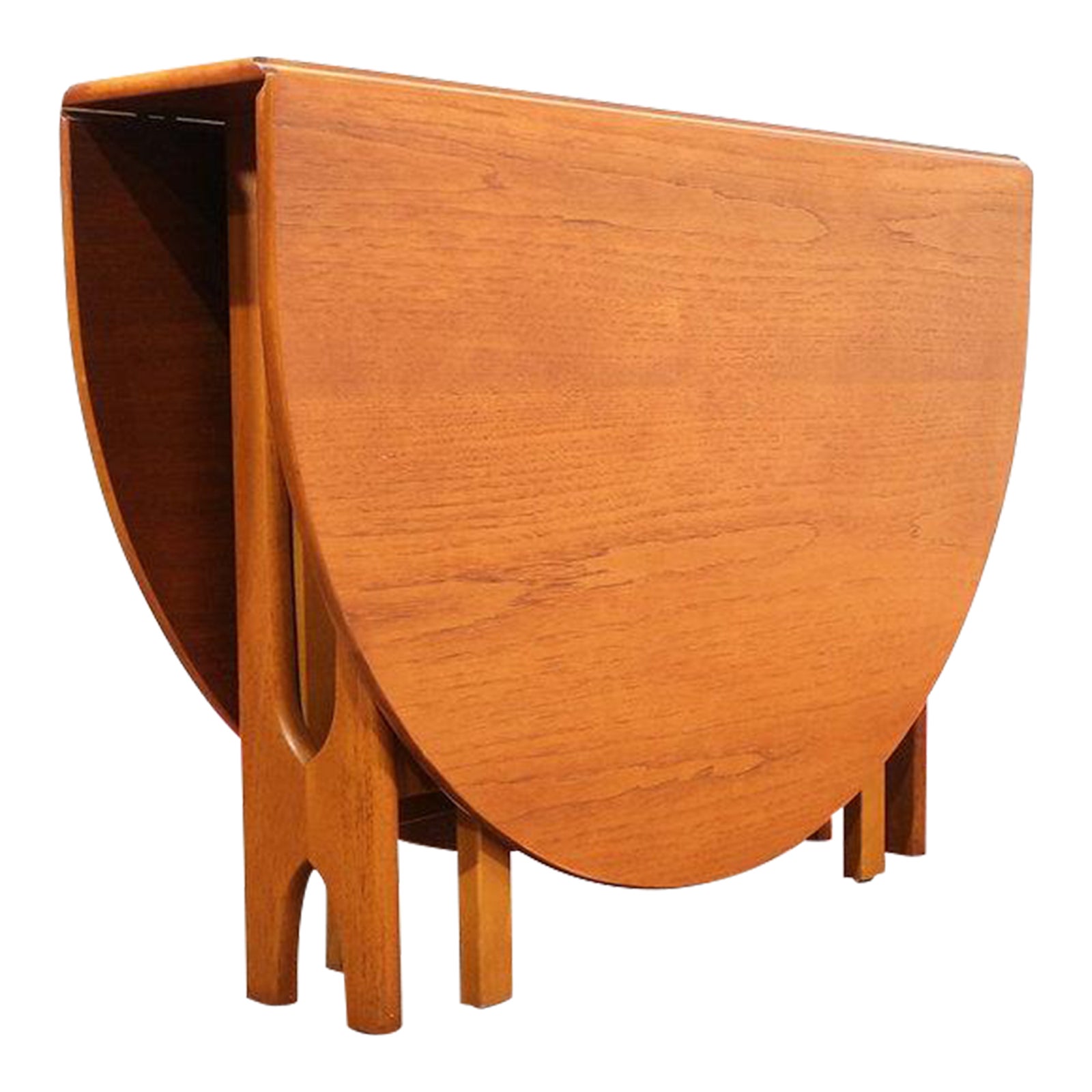 1960s Mid Century Modern Vintage Teak Folding Dining Table | Chairish