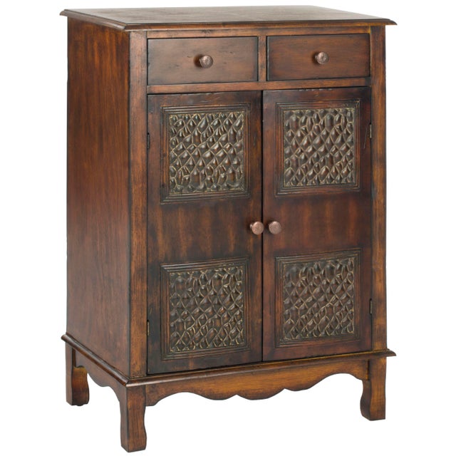 Storage Chest in Dark Brown | Chairish