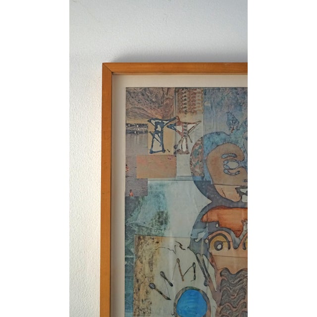 Ron F. Linder Abstract Painting & Collage, Paleo Series: Maturation ...