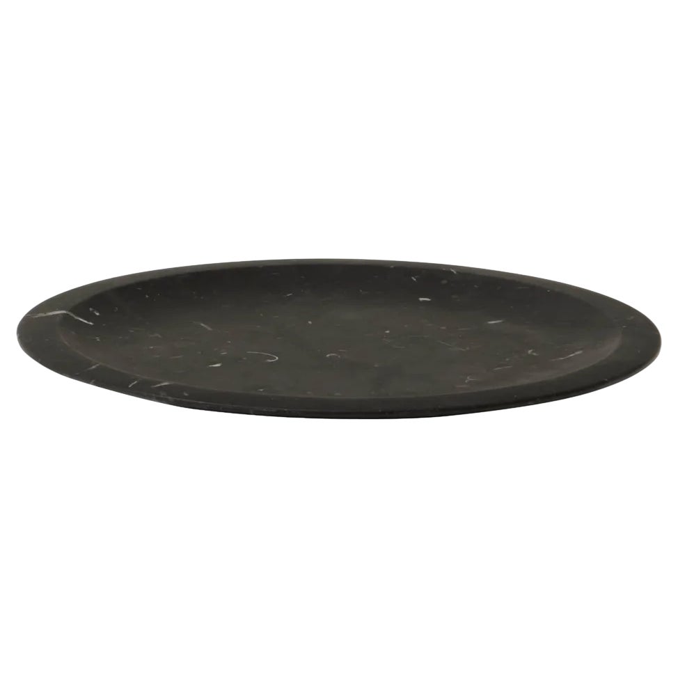 Piatto Piano #1 Dining Plate in Black by Ivan Colominas | Chairish