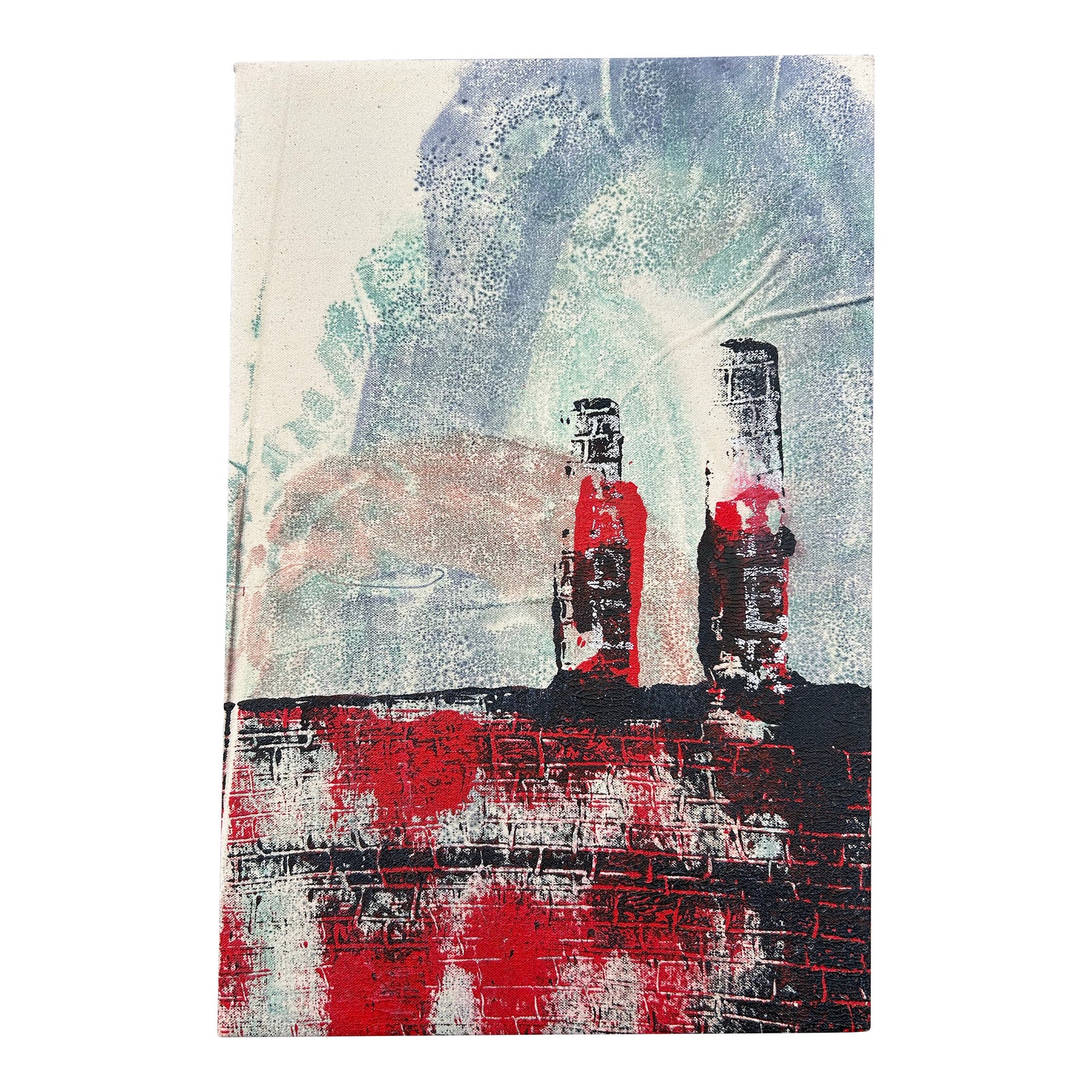 Original Abstract Painting Entitled ‘Summer Grade’ by Listed Latina ...