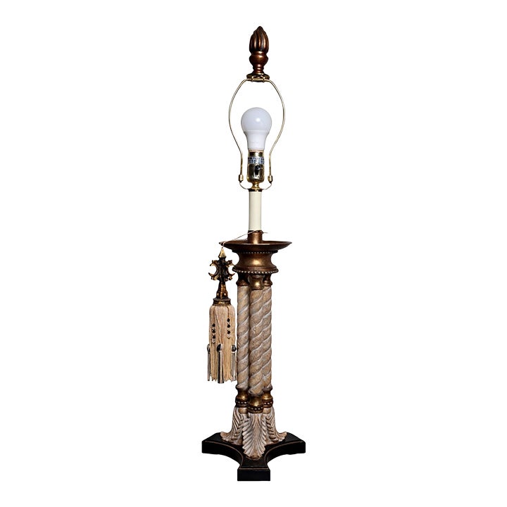 Late 20th Century Uttermost Cleopatra Neoclassical Table Lamp ...