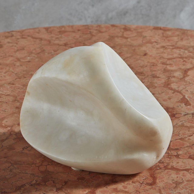 Abstract Alabaster Sculpture, 20th Century | Chairish
