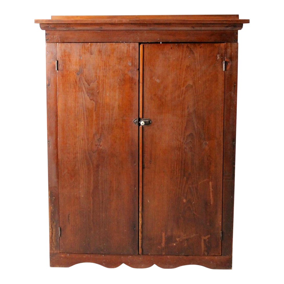 Antique Primitive Cabinet | Chairish