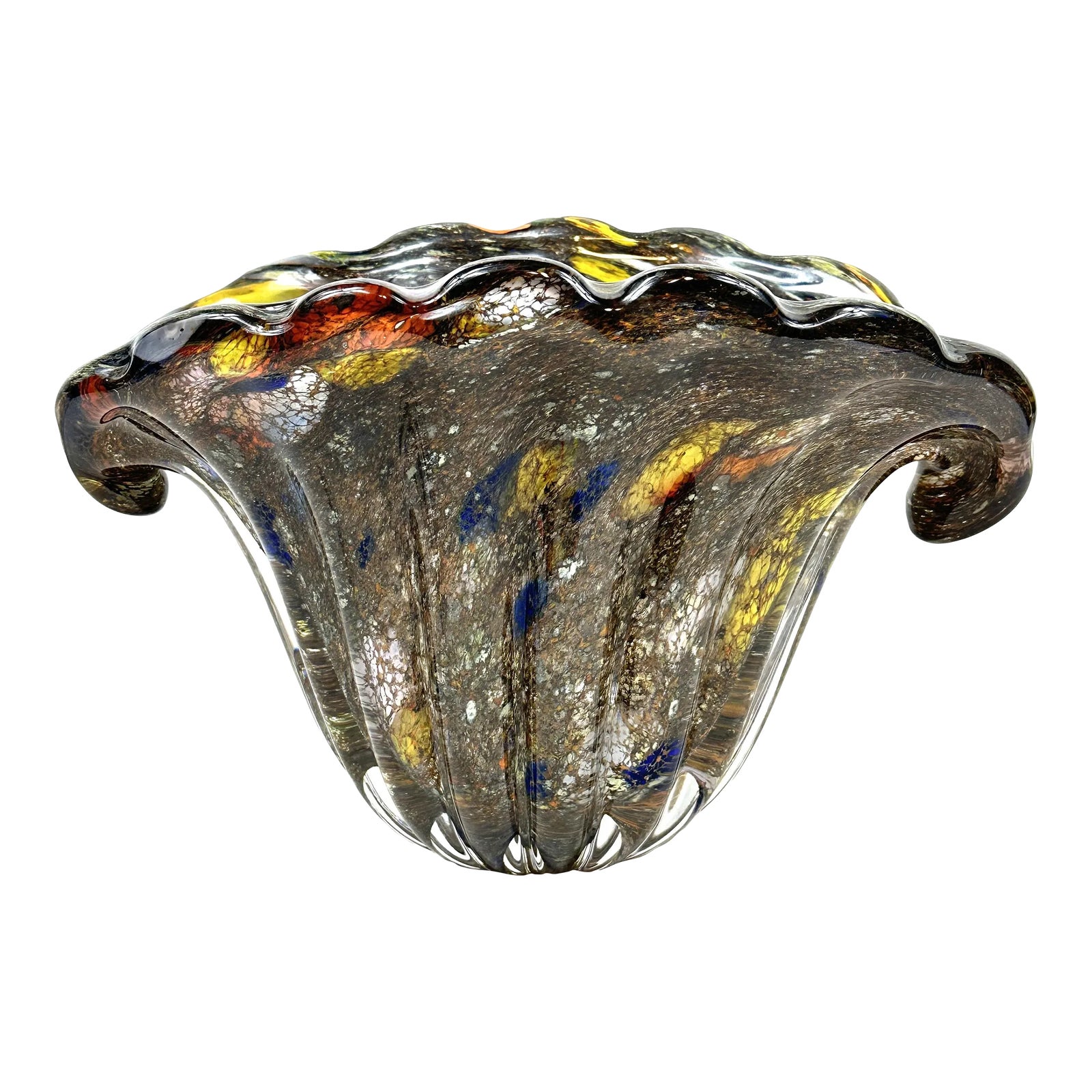 Vintage Tamaian Glass Bowl | Chairish