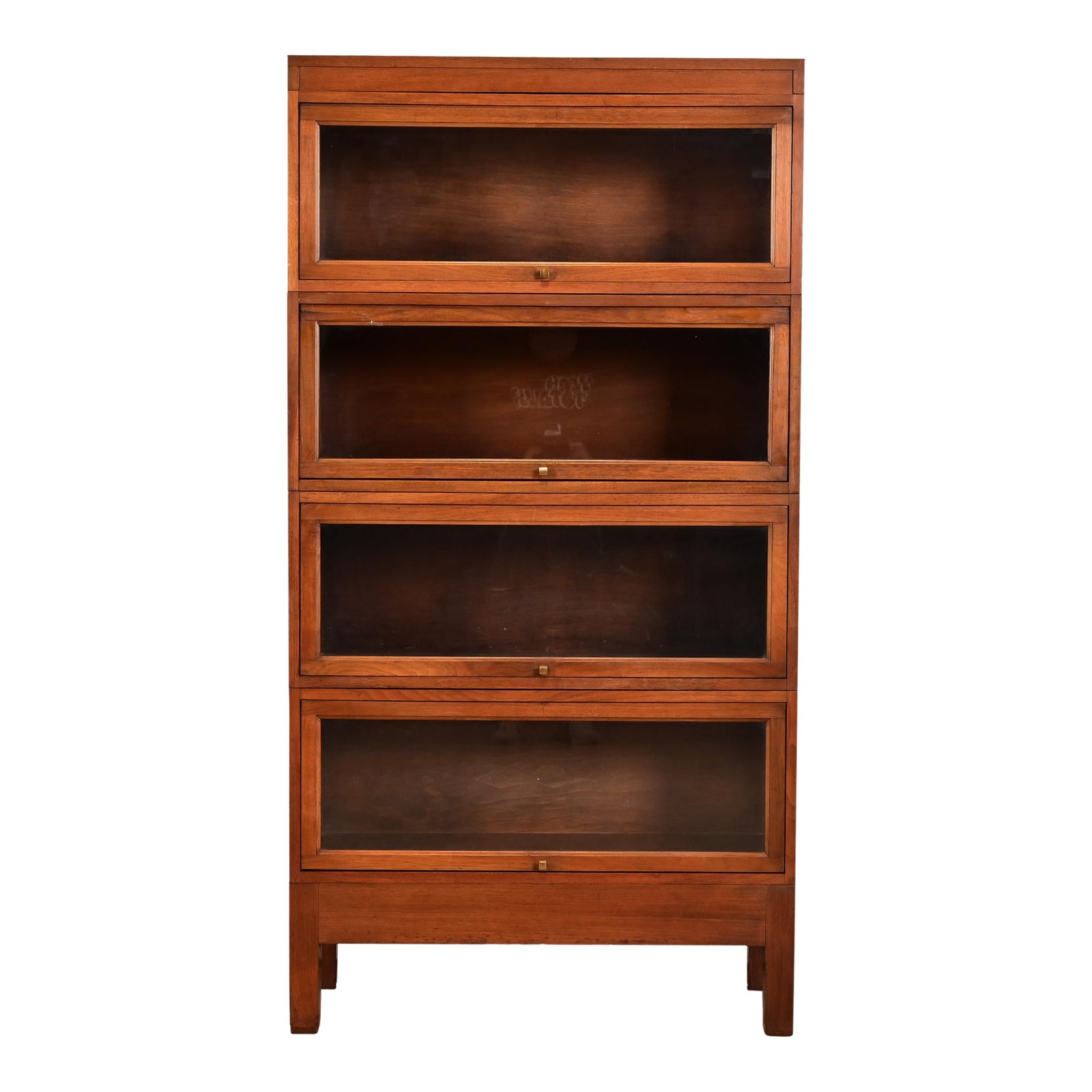 Stow Davis Antique Arts & Crafts Mahogany Four-Stack Barrister Bookcase ...