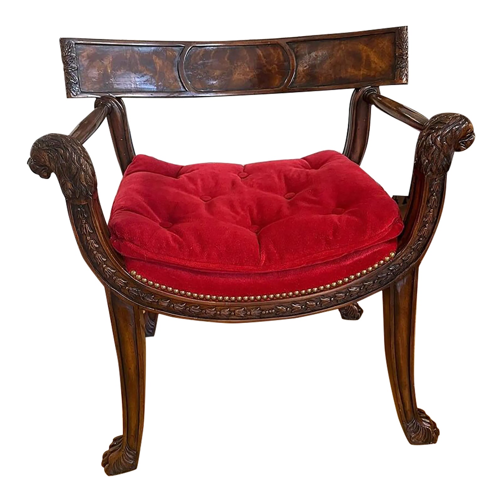 Theodore Alexander Althorp Regency in the Style of Thomas Hope Armchair ...