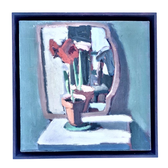 Vintage Oil on Canvas Still Life With Sculptural Overtone New York ...