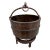 Antique 19th Century Chinese Rice Bucket with Handle & Stand | Chairish
