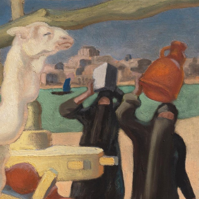'The White Camel' by Anton Hansen, Circa 1935, Cairo, Egypt, Danish ...