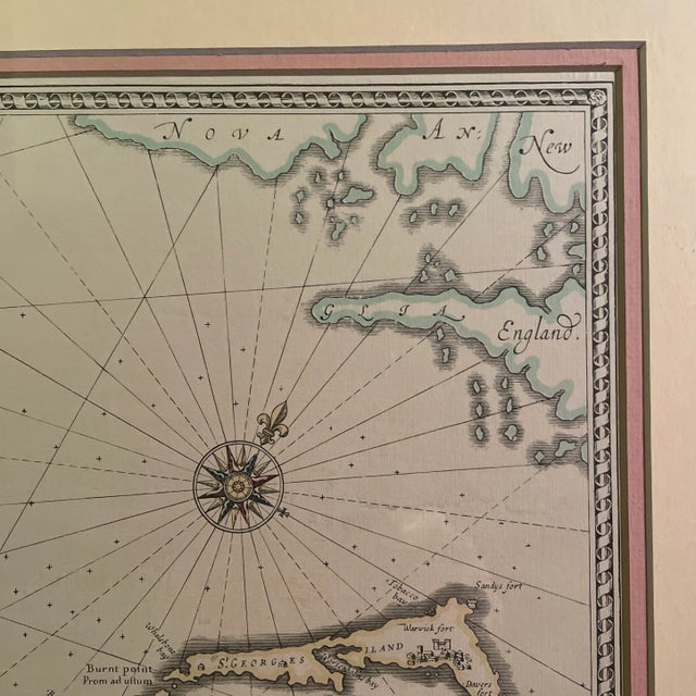 Antique Map of Bermuda | Chairish