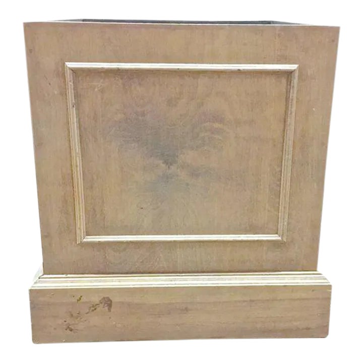 Vintage Traditional Wood Planter Box | Chairish