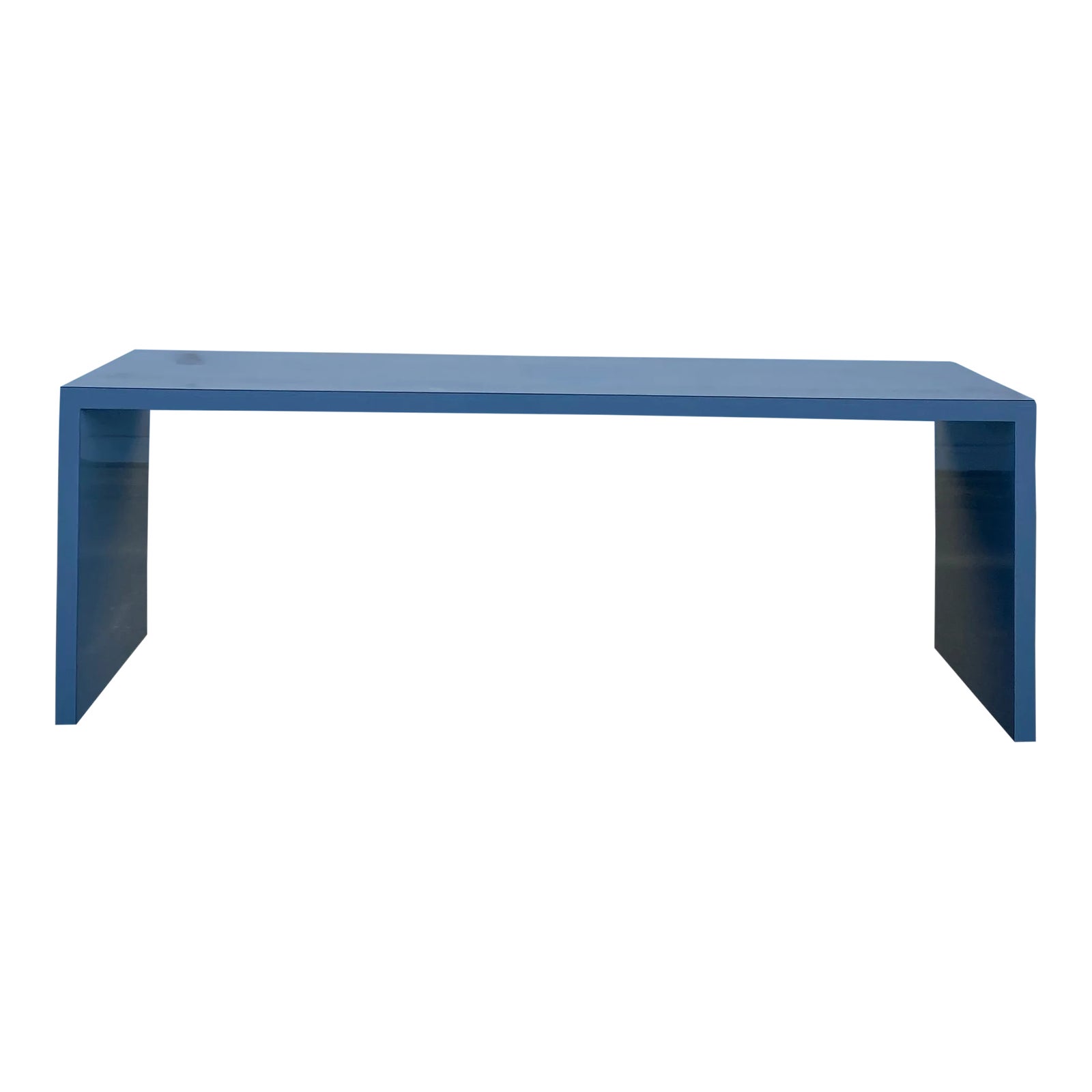 1980s Postmodern Tempo Designs Extra Long Laminate Console Table | Chairish