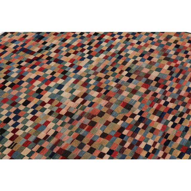 Vintage Zeki Müren Rug With Polychromatic Geometric Pattern From Rug ...