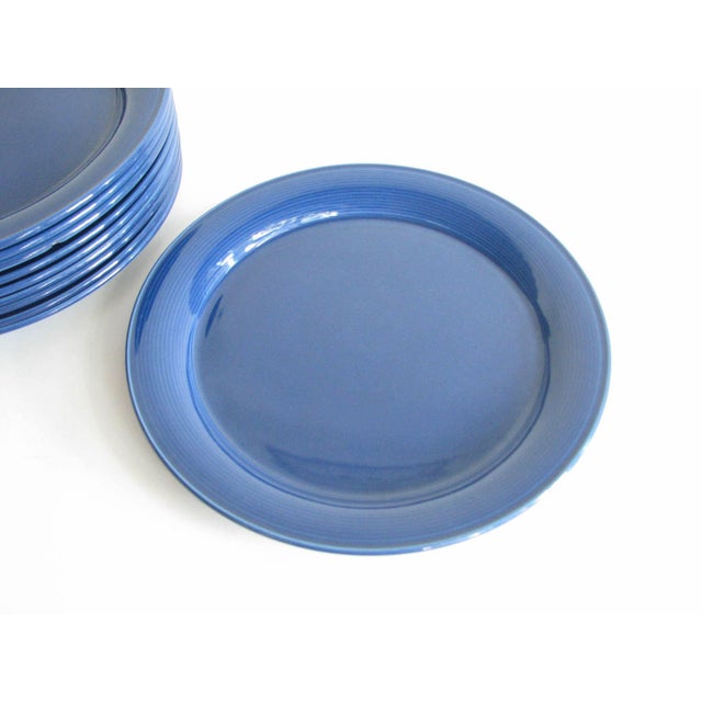 Dining & Serving Kitchen & Dining Set of 4 Cobalt Blue Sapphire plates ...