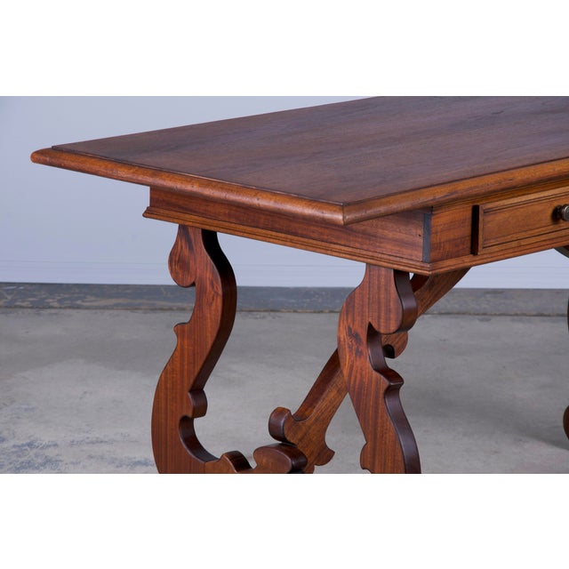 Spanish Baroque Style Walnut Writing Desk | Chairish