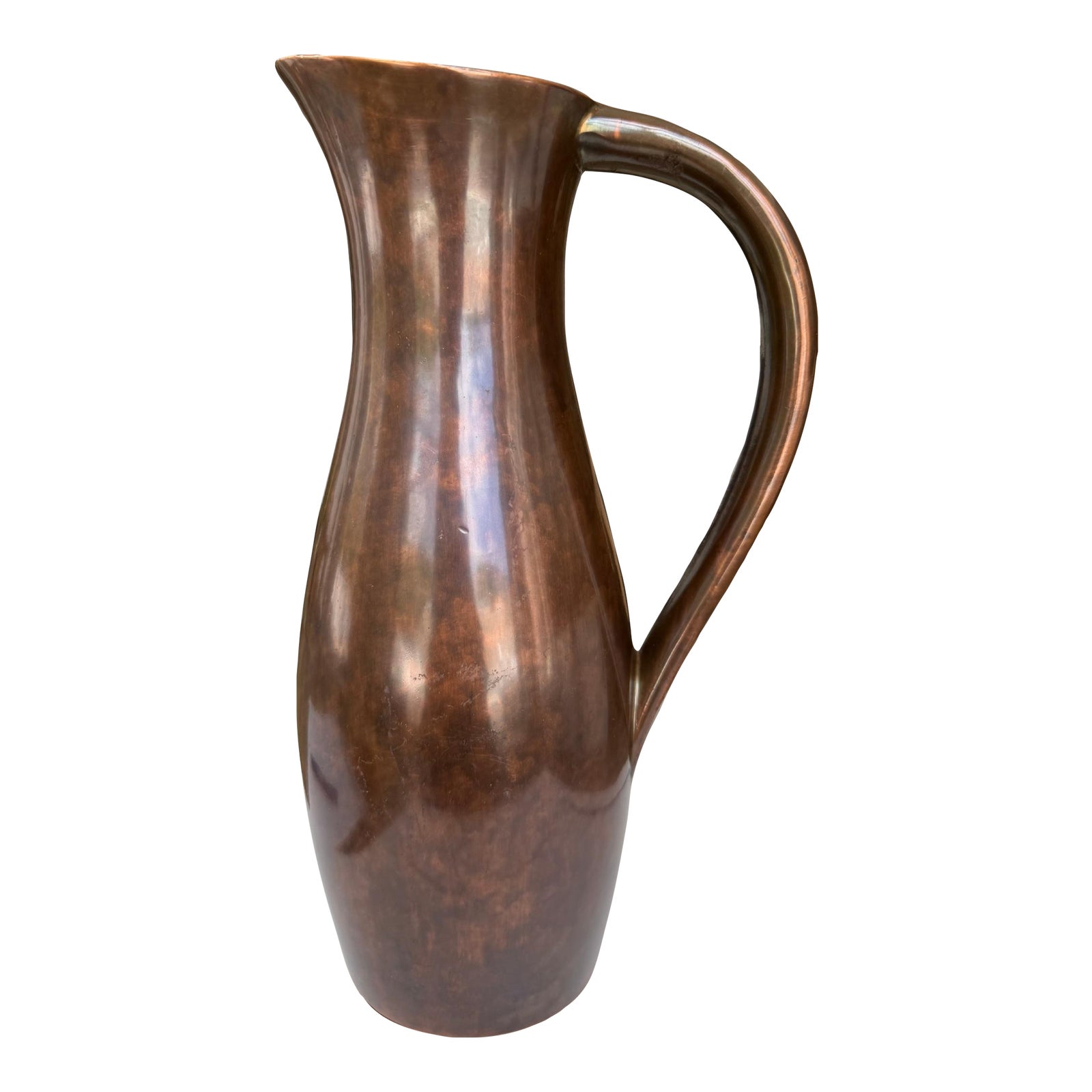 Nambe Heritage Bronze Pitcher Designed by Steve Cozzolino | Chairish
