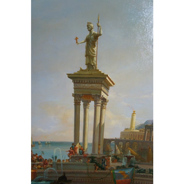 The Course of Empire the Consummation of Empire Oil Painting Framed ...