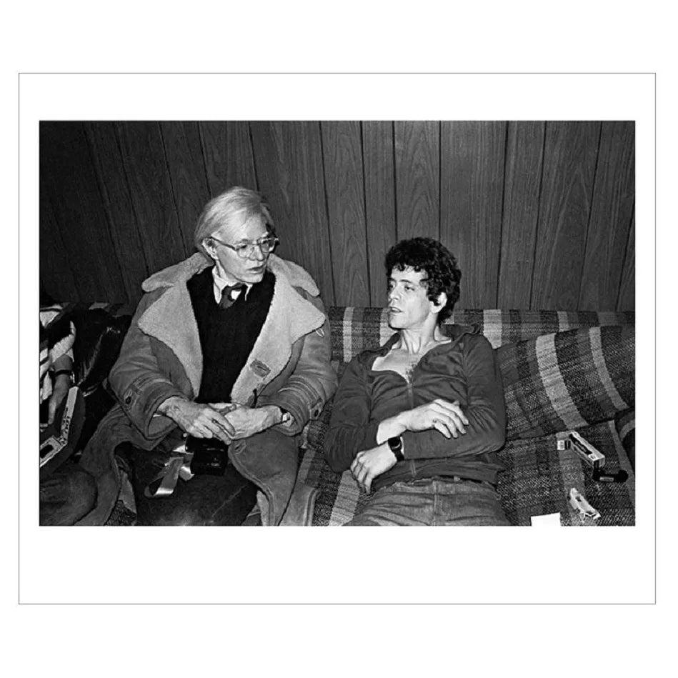 Mick Rock, Lou Reed and Andy Warhol, 1976, Estate Photograph Print ...