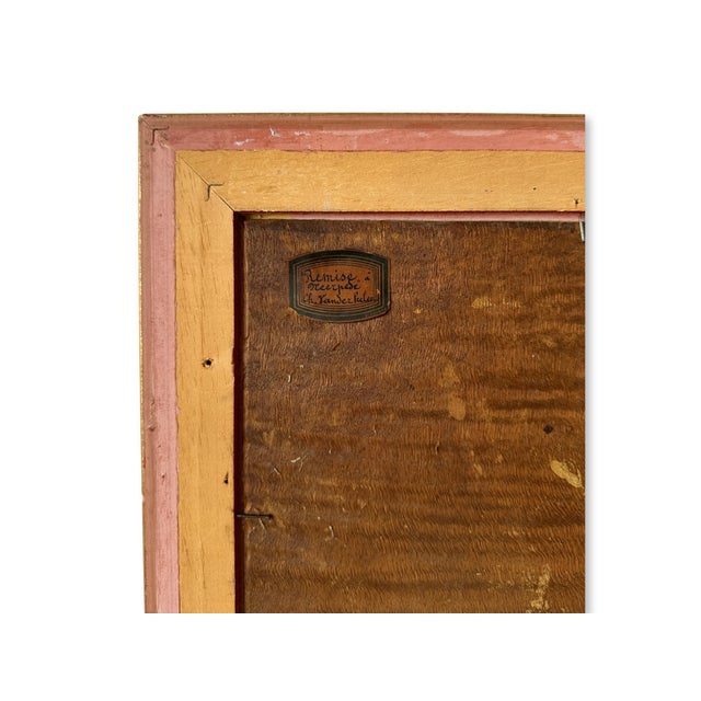 French Rural Farm Scene Painting | Chairish