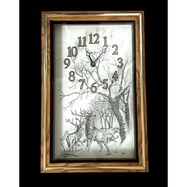 Vintage 1970’s Verichron Standing or Wall Buck Bucks Deer Wood Wall ...