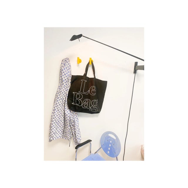 Yellow Powder Coated Wall Hooks | Chairish