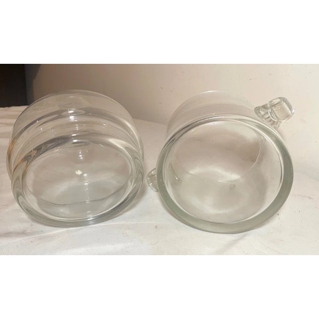 Rare Antique Hand Blown Romanian Glass Ice Bucket Chamber Decanter ...