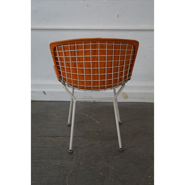 Knoll Vintage Bertoia White Wire Side Chair | Chairish