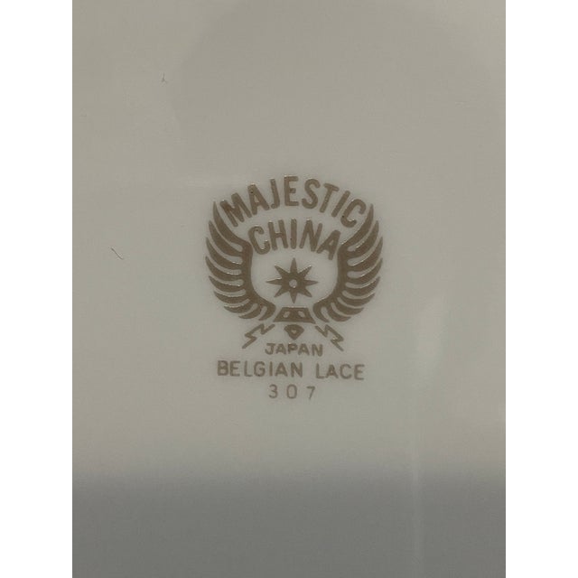 Vintage Belgian Lace by Majestic China Serving Platter, Japan | Chairish