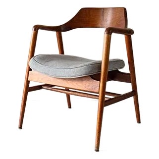 1960s Mid-Century Modern w.h. Gunlocke Chair | Chairish