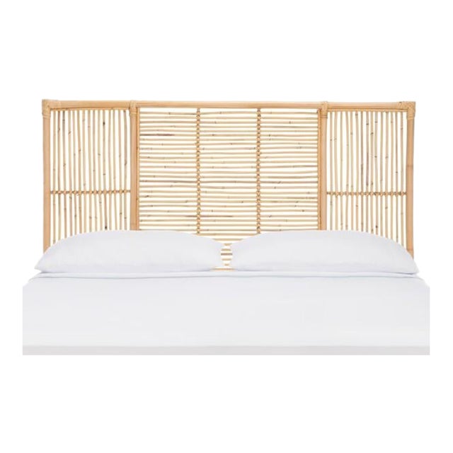 Falyn Rectangle Headboard - Natural, Full | Chairish