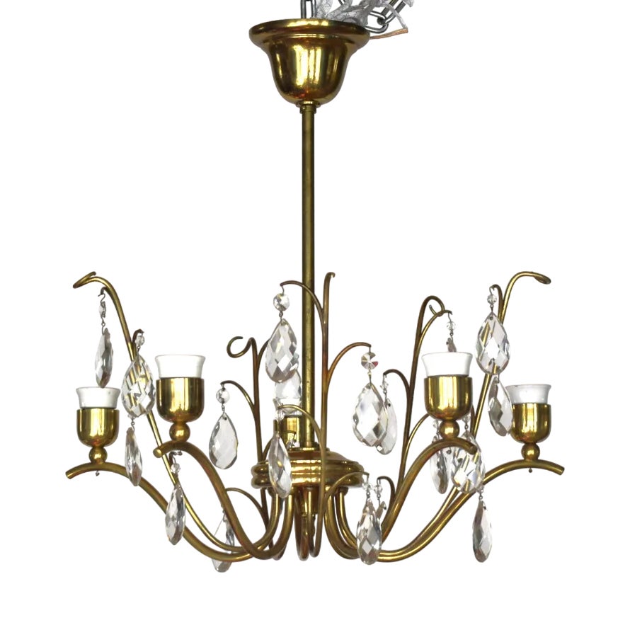 Viennese Modern Ceiling Lamp attributed to Josef Frank for Kalmar ...