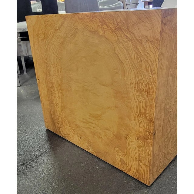 Burle Wood Cube End Table | Chairish