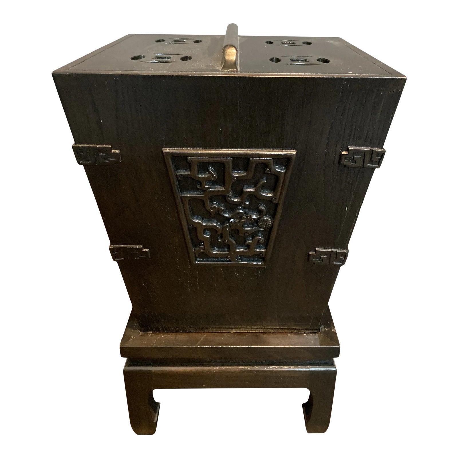 Asian Decorative Covered Box | Chairish