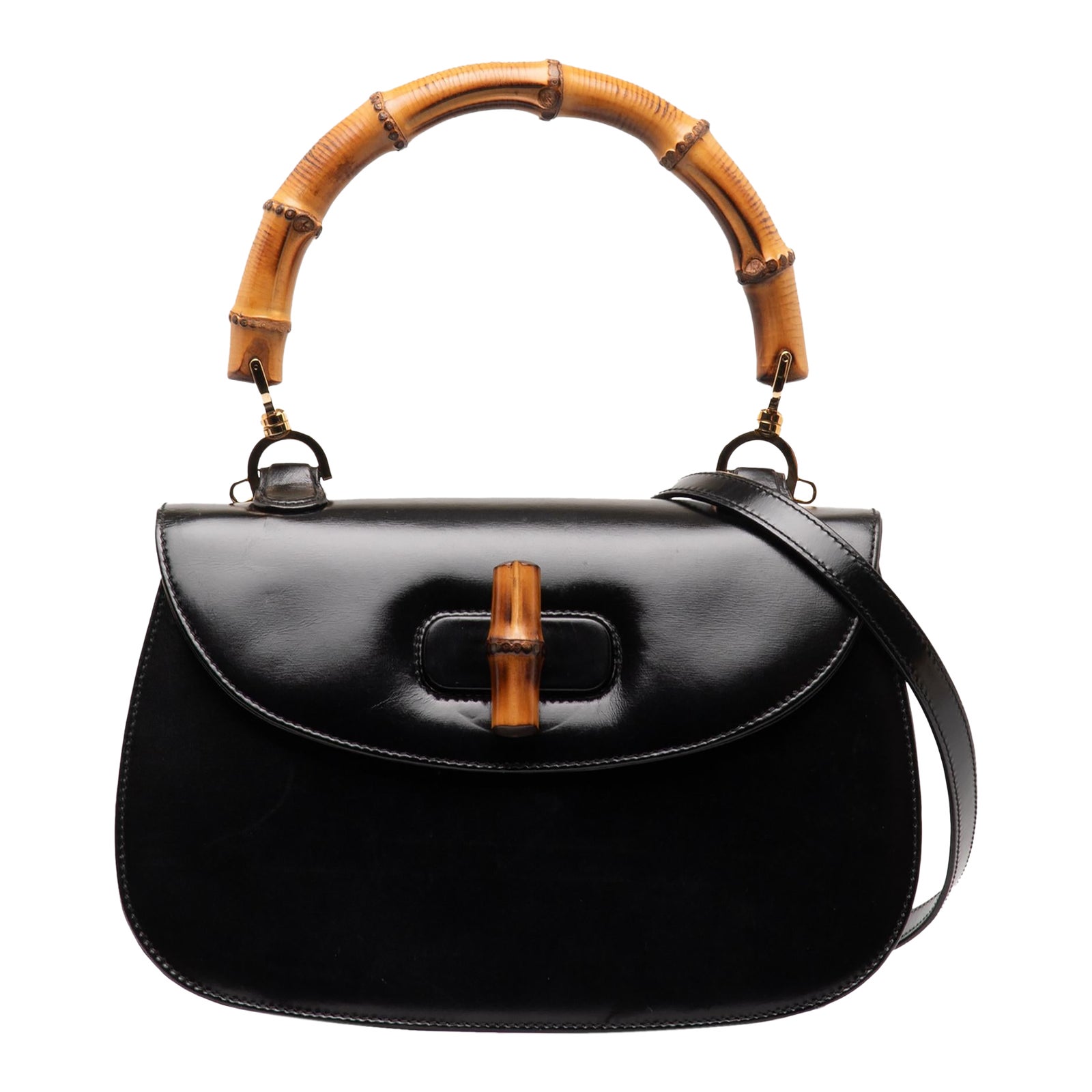 Gucci Bamboo Night Satchel | Chairish