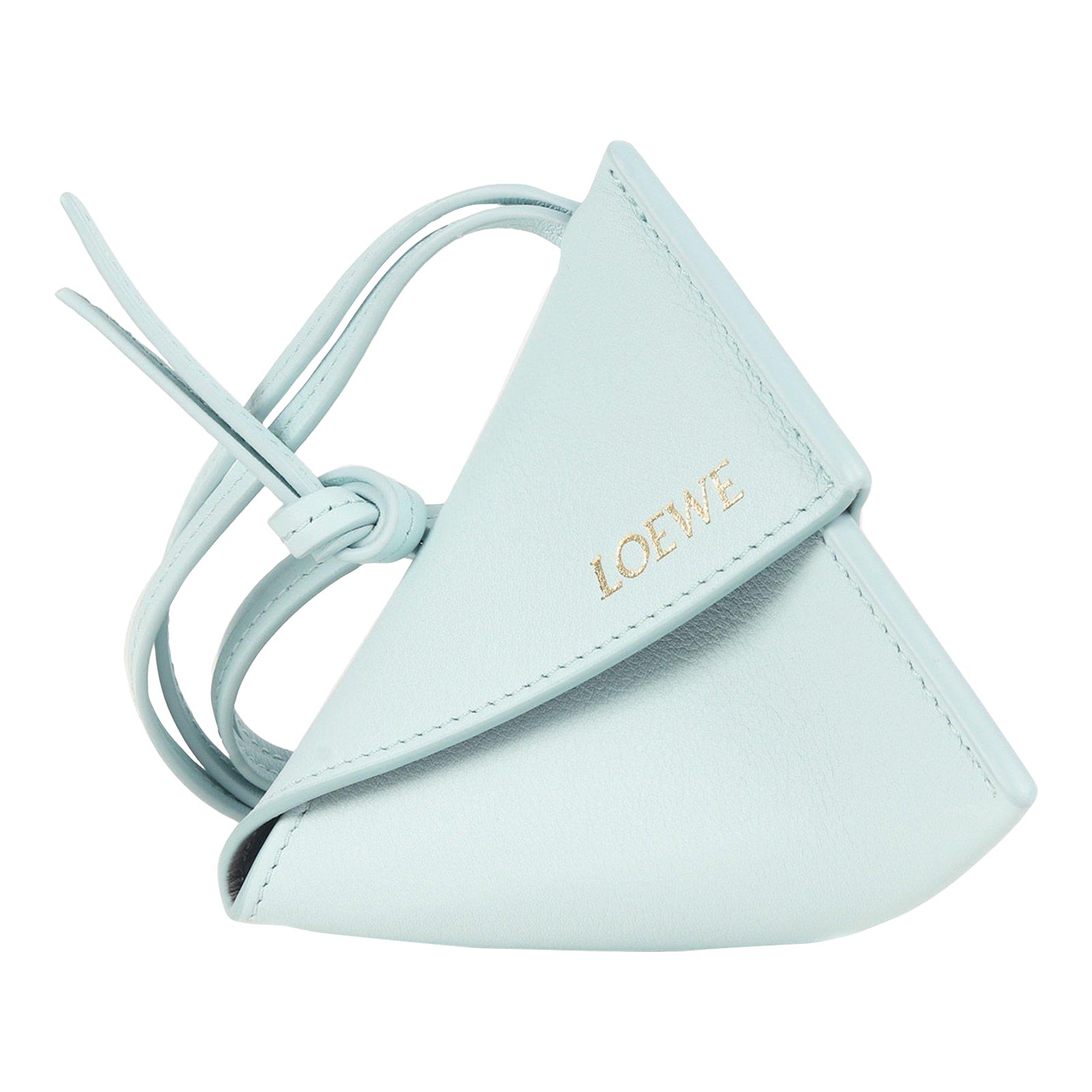 Loewe Current Model Origami Neck Pouch Case Light Blue Made In Spain ...