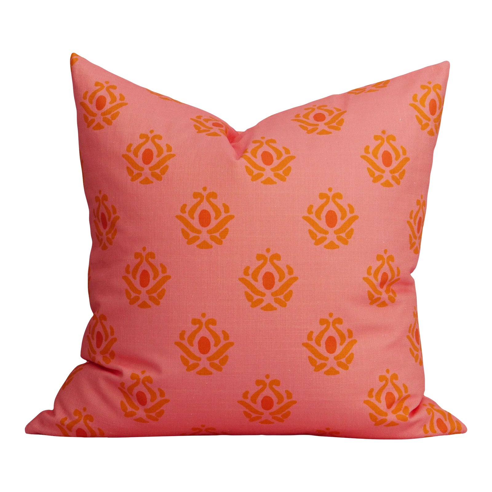 Harper in Peach Pillow Cover | Chairish