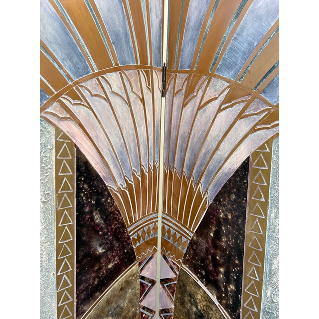 Vintage Art Deco Style Screen After William Van Alen, Chrysler Building ...