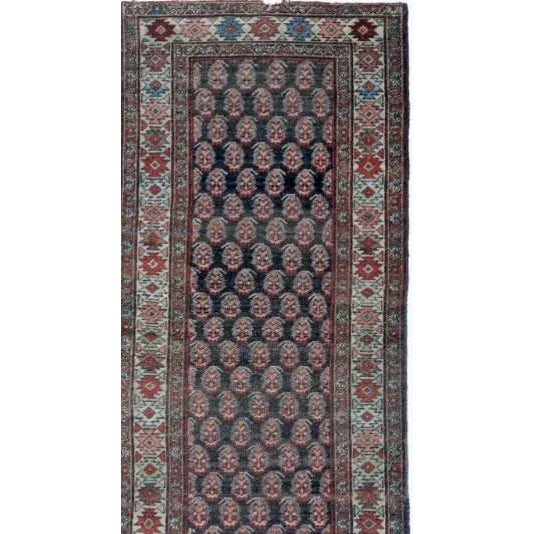 1900 - 1909 Antique Long 3' X 18" Genuine Persian Hallway Runner Rug ...