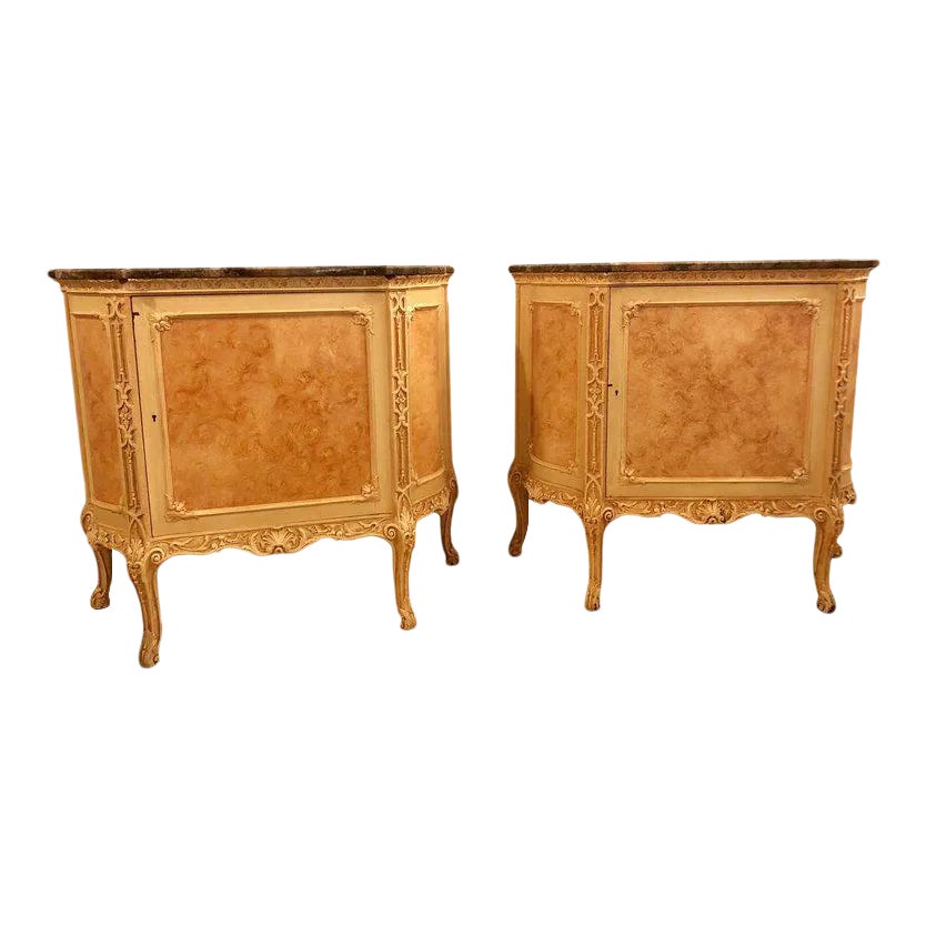 Hostetler Custom Faux Painted Marble Top Commodes, Chests or ...