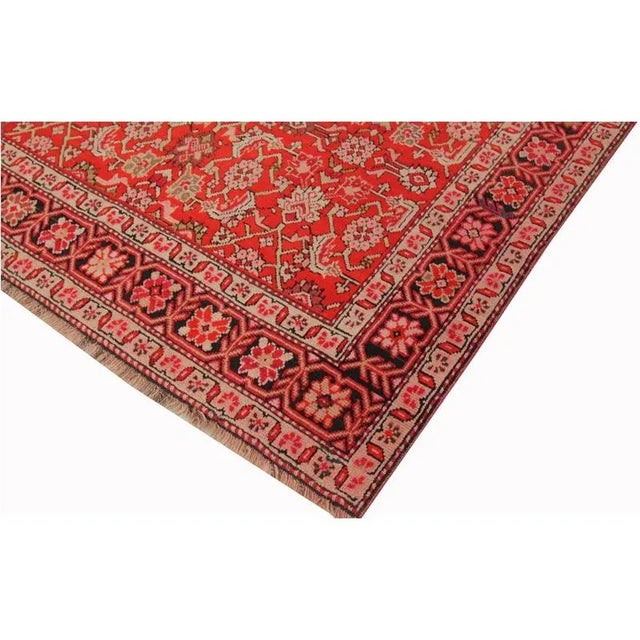 1930s Russian Shirvan Area Rug 4’3″ X 6’7″ | Chairish