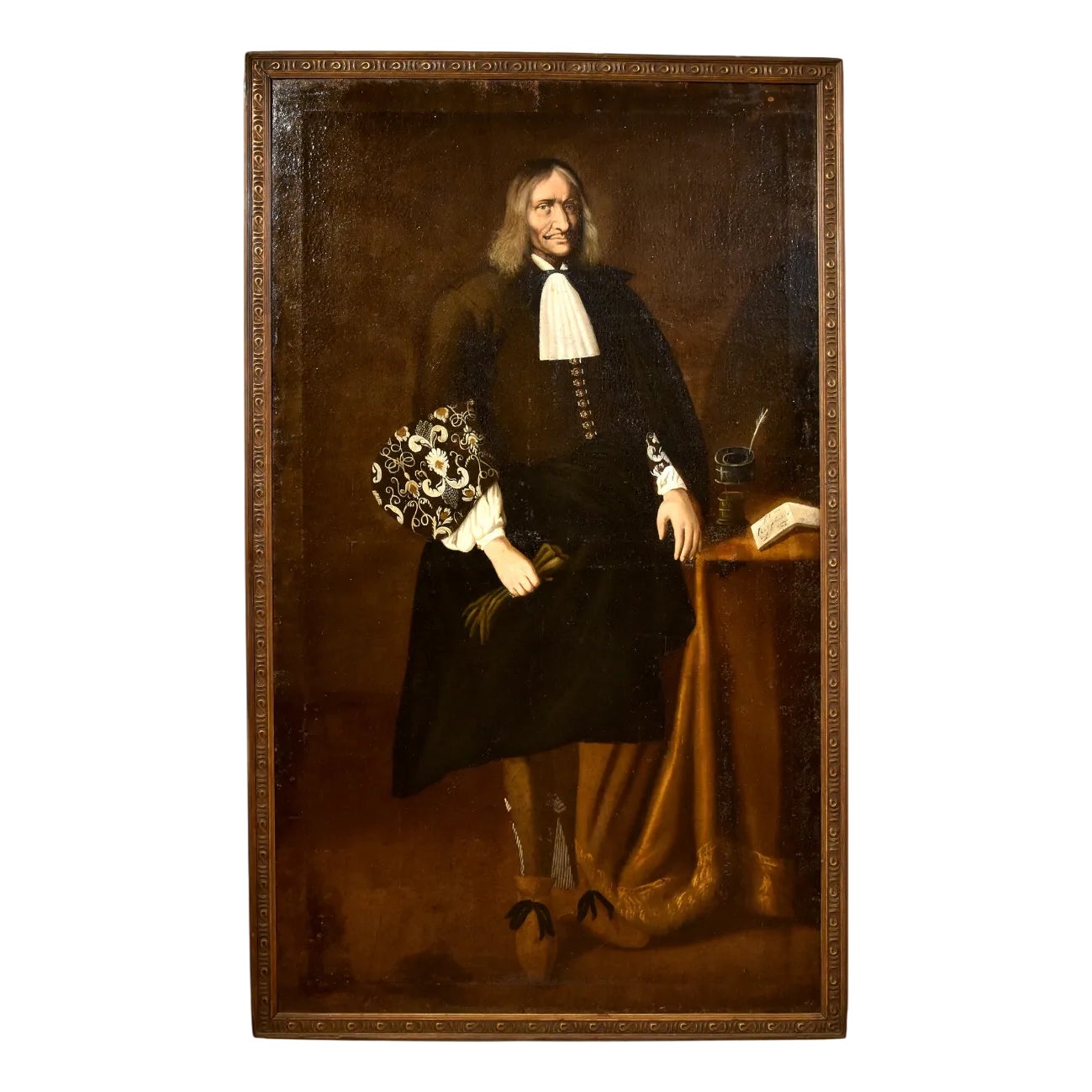 After Carlo Ceresa, Portrait of Notable Giacomo Pesenti, 1660, Oil on ...