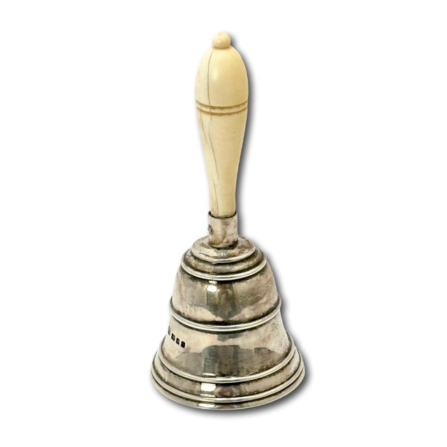 Fine Quality Circa 1973 Heavy Solid Cast Sterling Silver Dinner Bell by ...