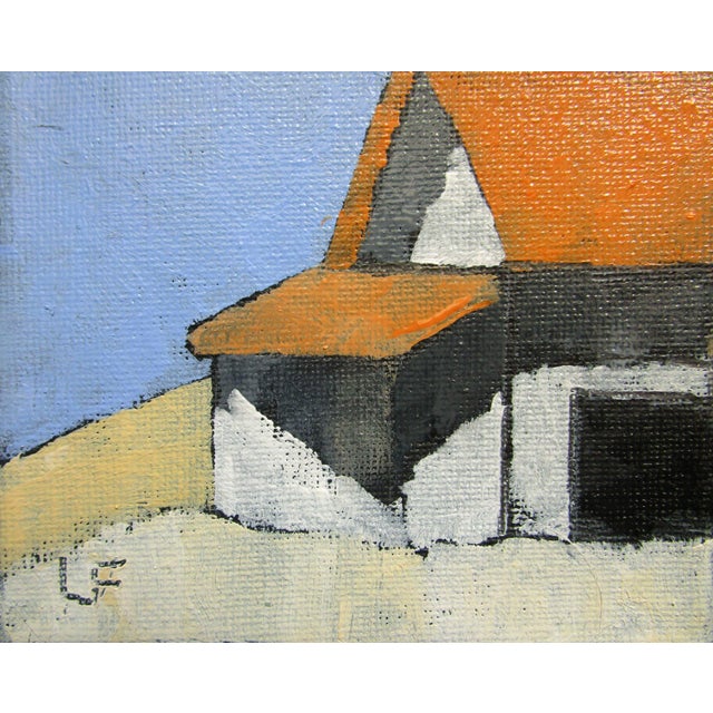 Miniature Hollister Barn 4x4 Lynne French California Farm Landscape O/C ...