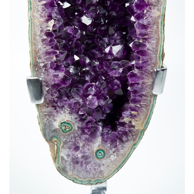 Gem Grade Amethyst Geode Sculpture | Chairish