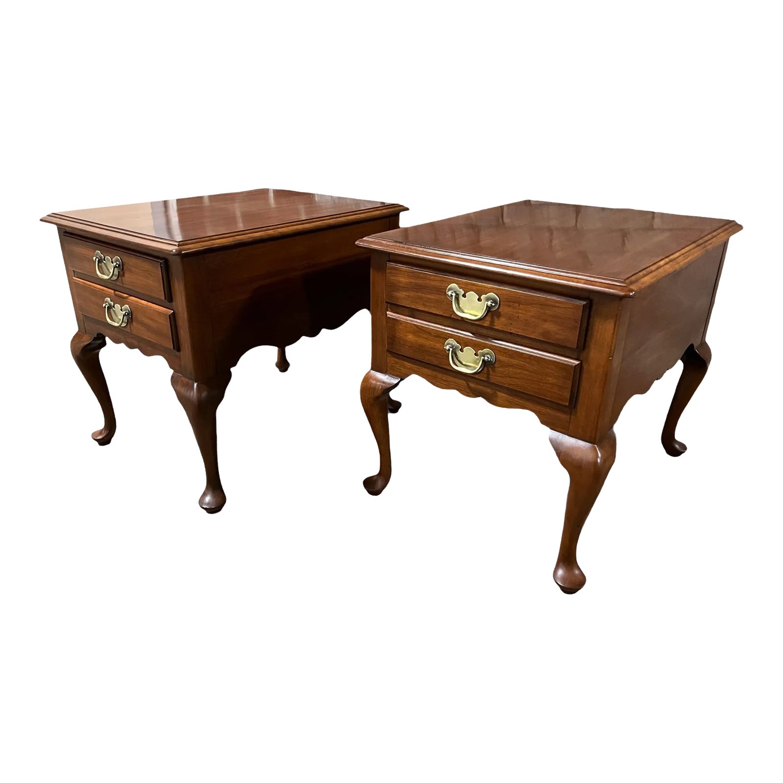 1970s End Tables by Henkel and Harris Furniture | Chairish