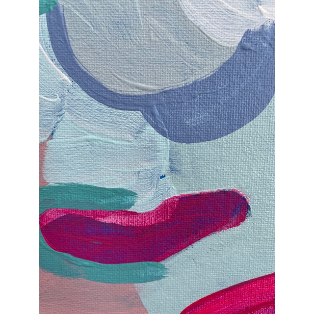 Contemporary Abstract Portrait Painting "The Storyteller, No. 87 ...